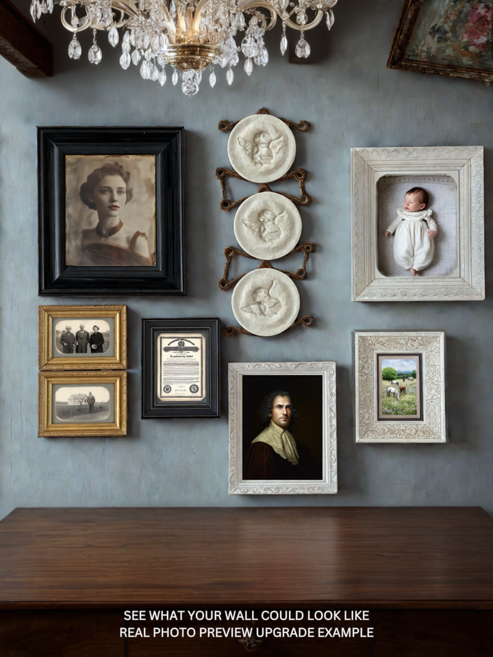 Lot of Vintage Picture Frames - Antique Gold, Silver, & Wood | Eclectic ...