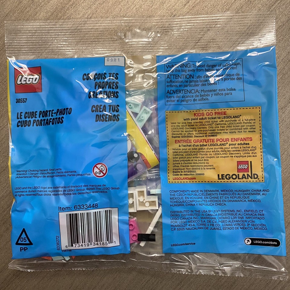 LEGO 30557 Dots Photo Holder Cube Polybag New Sealed | eBay