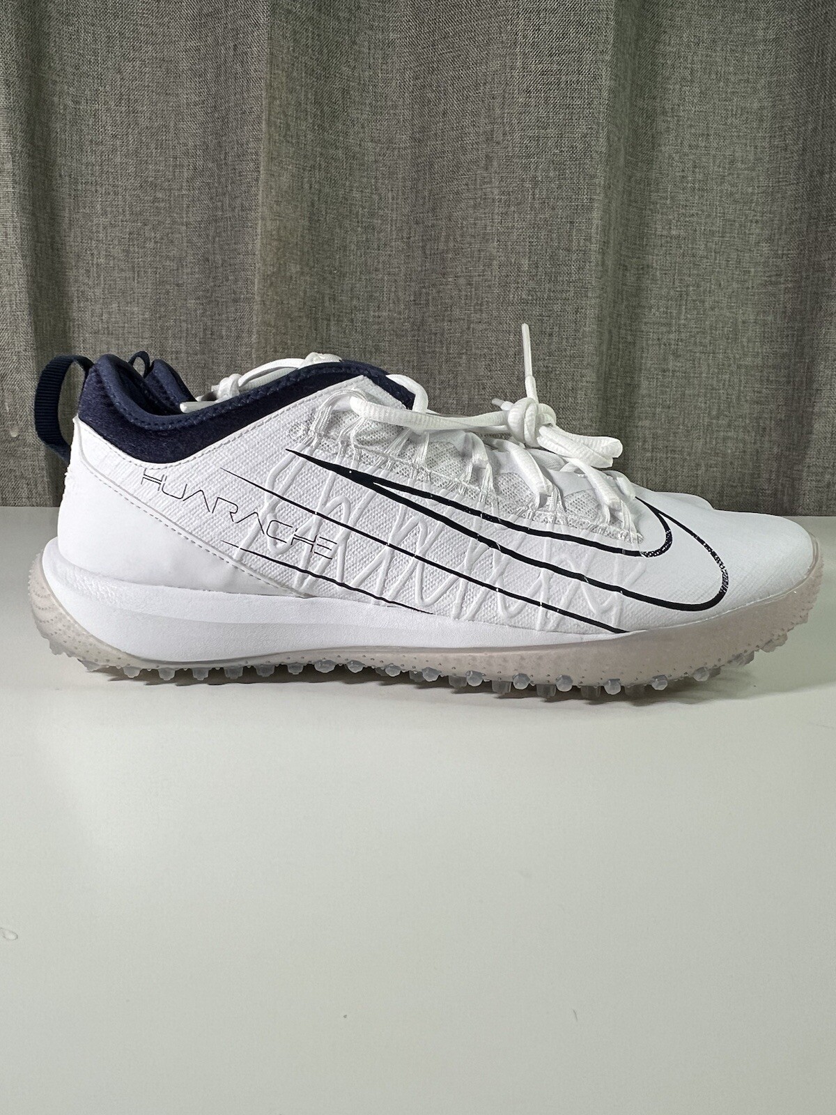 New Nike Lacrosse Turf Shoes White Alpha Huarache 7 Lax Pro TF men's ...