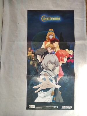 Castlevania Nintendo Power DS Poster 2005 22.5"X10.5" Folded | eBay