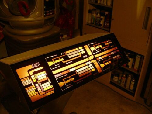 StAr TrEk prop TOS enterprise HOLODECK lcars transparent print ...