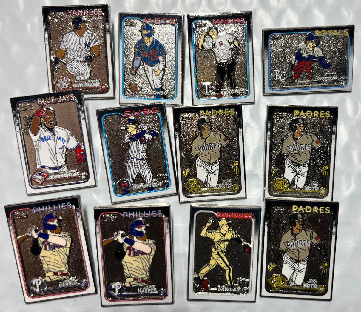 2024-25 Topps Baseball Series 1&2/Update Super Box Exclusive Enamel Pin ...