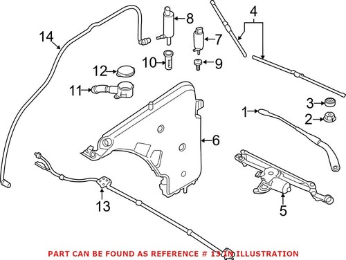 Genuine OEM Windshield Washer Nozzle for BMW 61667367464 | eBay