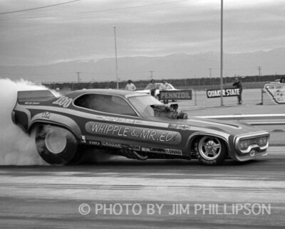 FUNNY CAR PHOTO WHIPPLE & MR ED DRAG RACING BAKERSFIELD 1973 NHRA | eBay