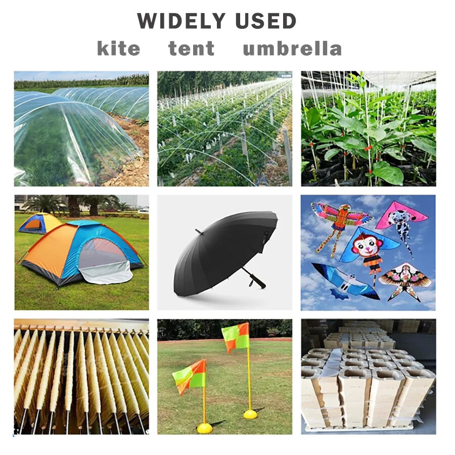 10PCS Glass Fiber Bar Dia1 2 3 4 5 6 8mm FRP Fiberglass Round Rods ...