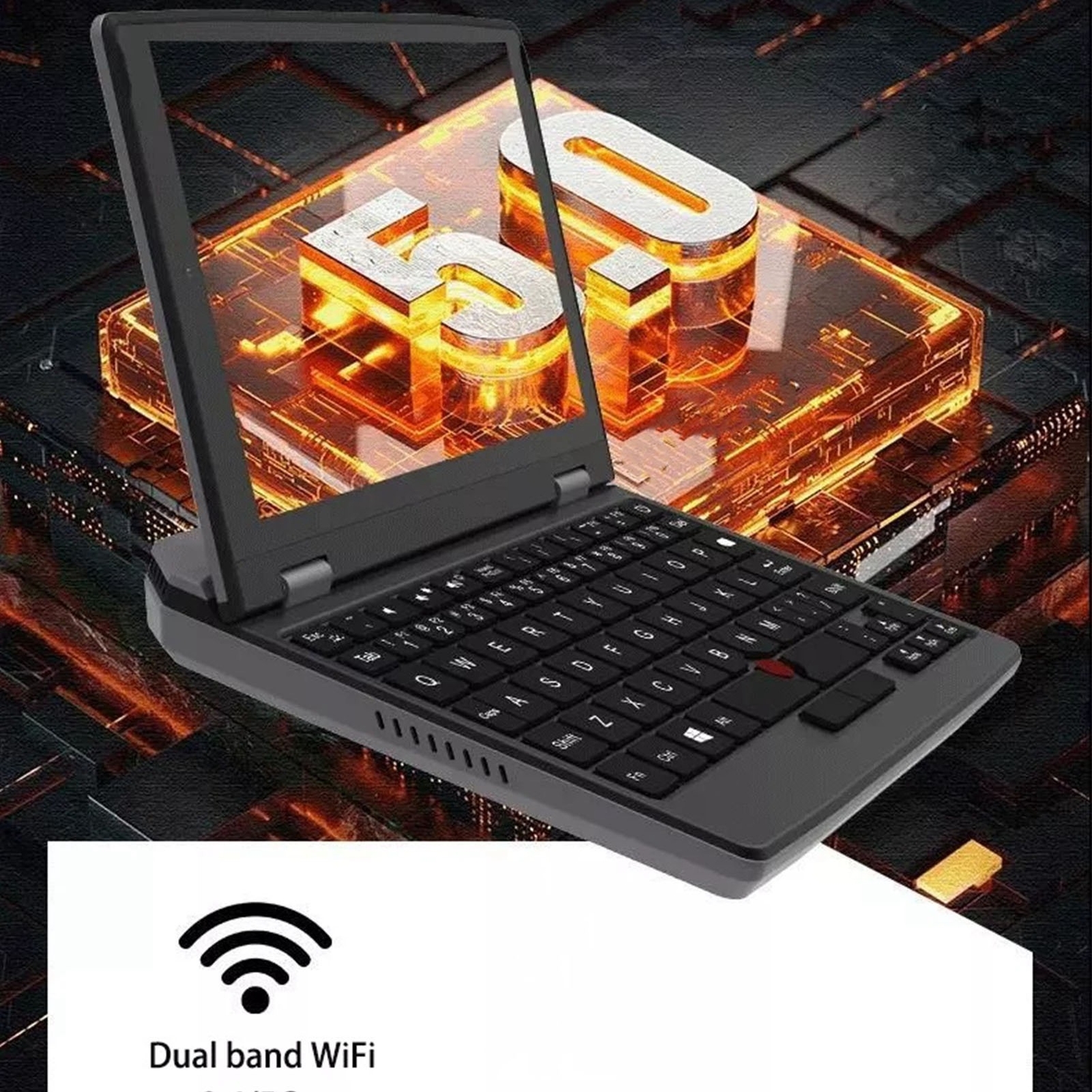 Mini Laptop 7 Inch Touch Screen 12GB RAM Dual Band WiFi Front Camera ...