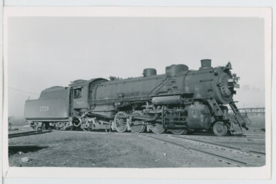 RPPC Railroad Photo Postcard - Wabash #2720 2-8-2 Steam Locomotive ...