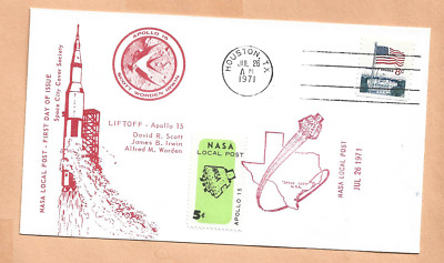 APOLLO 15 LIFTOFF JUL 26,1971 NASA LOCAL POST SPACE CITY NASA | eBay