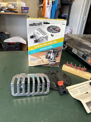 Wolfcraft Router Dovetail & Box Joint Jig Woodworking Model 4250 | eBay