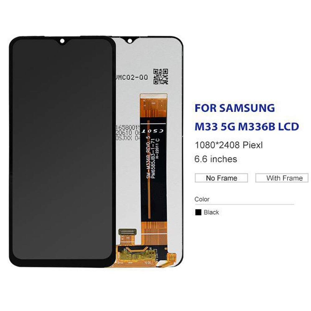 For Samsung Galaxy M33 5G SM-M336B LCD Display Digitizer Screen ...