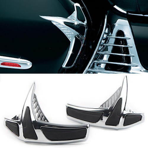Pair Fairing Sddlebag Front Scuff Protectors For Honda GL1800 2001-2011 ...