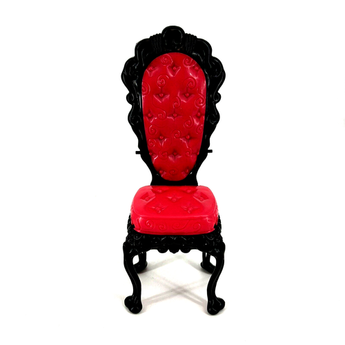 Monster High CHAIR Coffee Shop Coffin Bean Clawdeen Furniture Red Royal ...