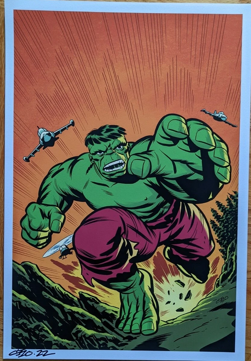 The Incredible Hulk Comic Poster
