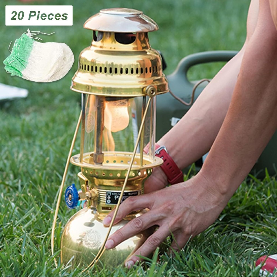 10 or 20Pc Lantern Mantles Propane for Gas Lantern Propane Light Mantle ...