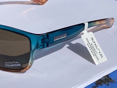 Suncloud Suspect Polarized Brown Sunglasses Ocean Fade Brown Blue Fly ...