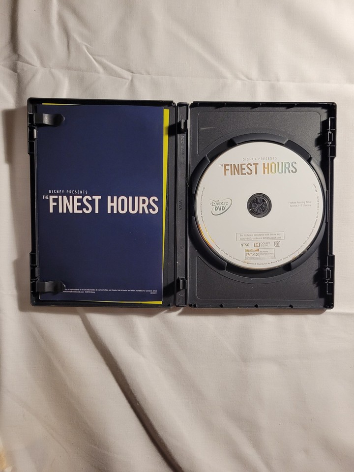 The Finest Hours DVD 2015 Disney Movie, Chris Pine, Very Good Condition ...