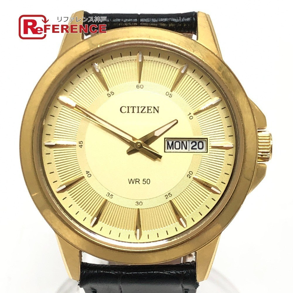 CITIZEN 1502 S097835 WR 50 Quartz Men s Watch Round Watch Wristwatch ...