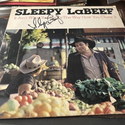 Sleepy LaBeef Autographed Album Country Music | eBay