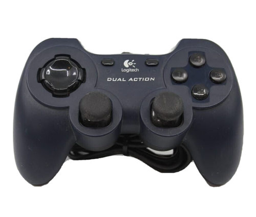 Logitech Dual Action USB Gamepad (Model G-UD8) Logitech Controller ...