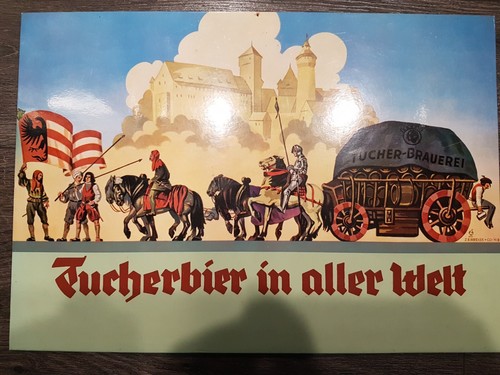 Vintage Tucher-Brauerei beer advertising sign | eBay