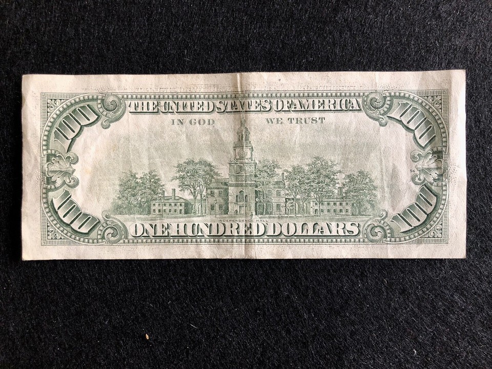 Series 1985 US One Hundred Dollar Bill $100 New York B 38902660 B - Old ...