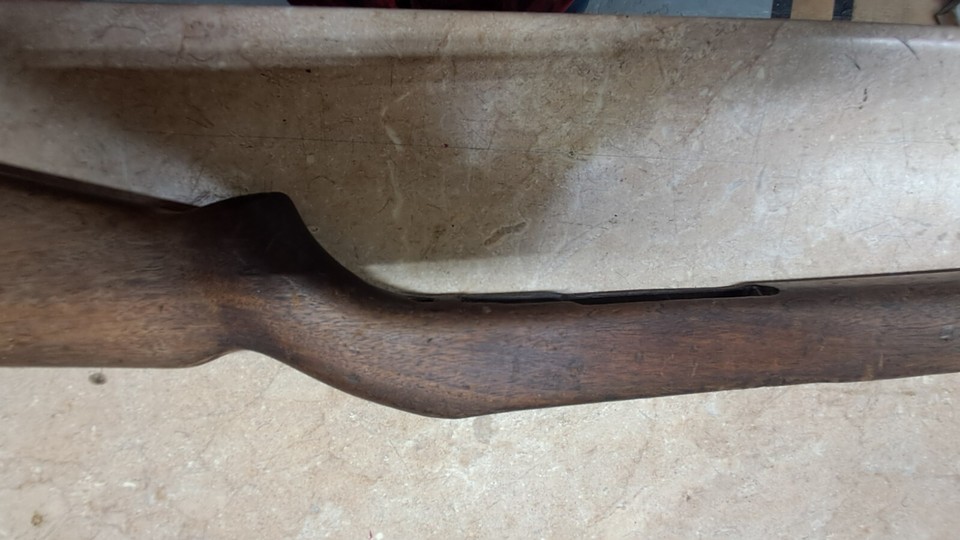 Inland M1 Carbine Stock Has Minor Repair Small Crack Under Bolt Area ...