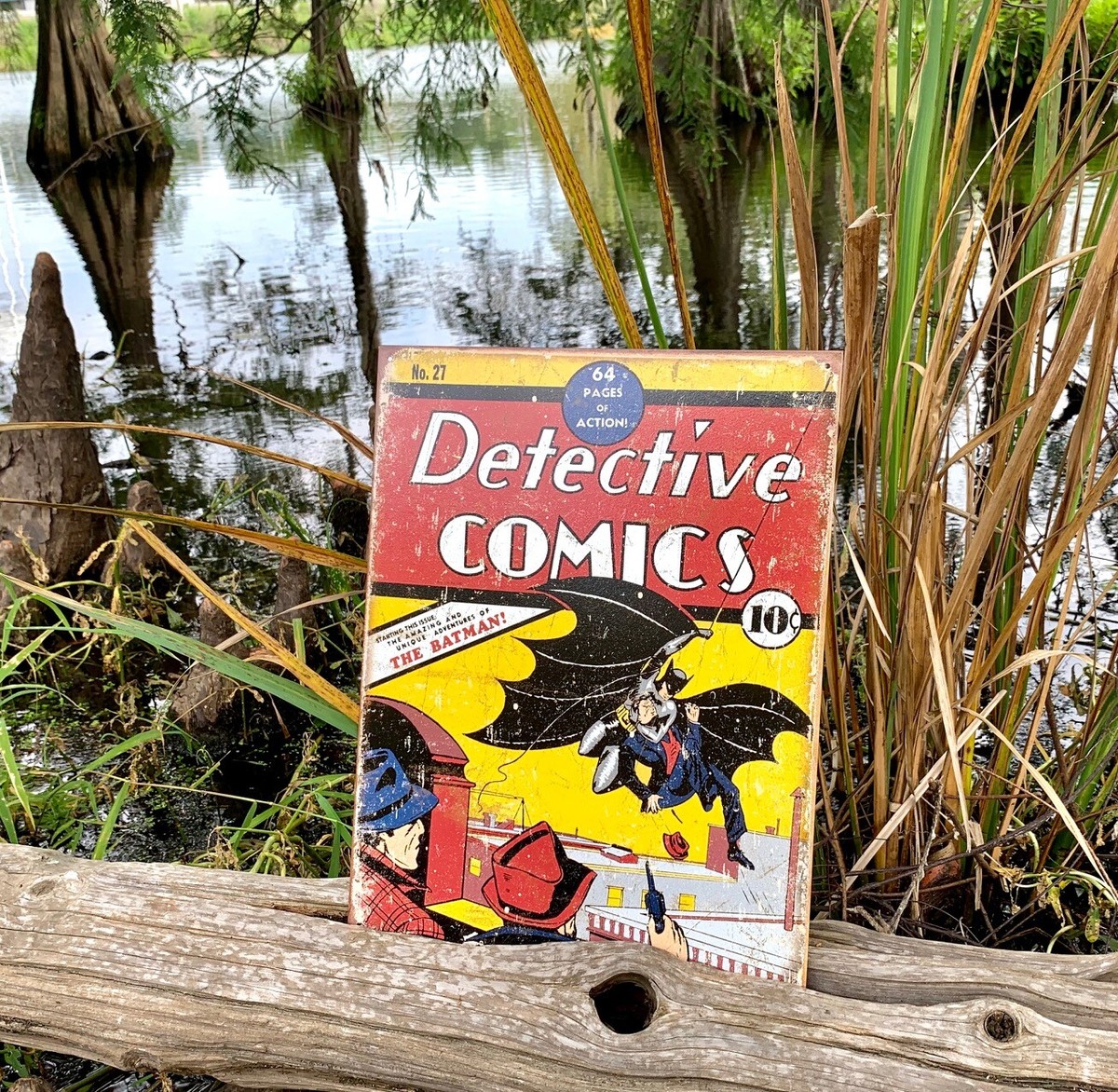 Detective Comics Tin Sign Retro Wonder Woman Tin Metal Sign MADE IN