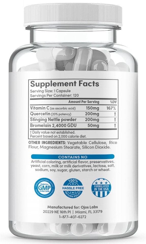 Advanced Histamine - Natural D-Hist to Block Histamine Intolerance ...