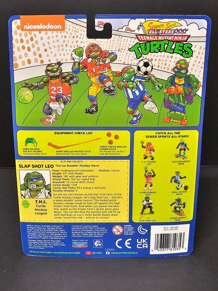 2024 Playmates TMNT Teenage Mutant Ninja Turtles Retro Reissue Slap ...