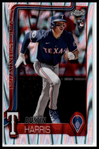 2025 Topps Chrome #131 Dustin Harris Raywave Refractors | eBay Australia