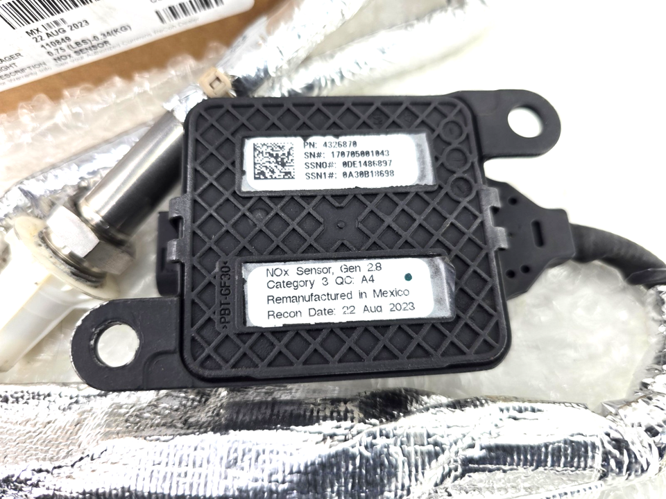 Genuine Reman Cummins 3687930RX OEM NOx Nitrogen Oxide Sensor 4326870 ...