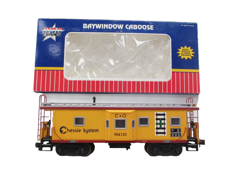 USA Trains R 12056 G Chessie Bay Window Caboose #904122 - Metal Wheels ...