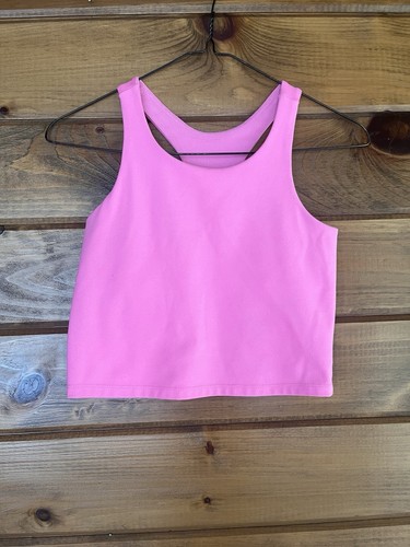 Womens Ebb & Flow Activewear Crop top with Built in Bra - SOFT! - Size ...