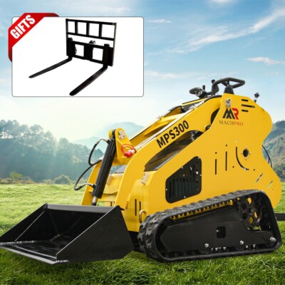 FREE SHIPPING 2024 NEW MACHPRO MPS-300 Mini Skid Steer Loader Gift+tray ...