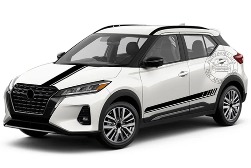 Graphics Hood Bonnet Stripe Car Door Sticker For Nissan Kicks Side ...