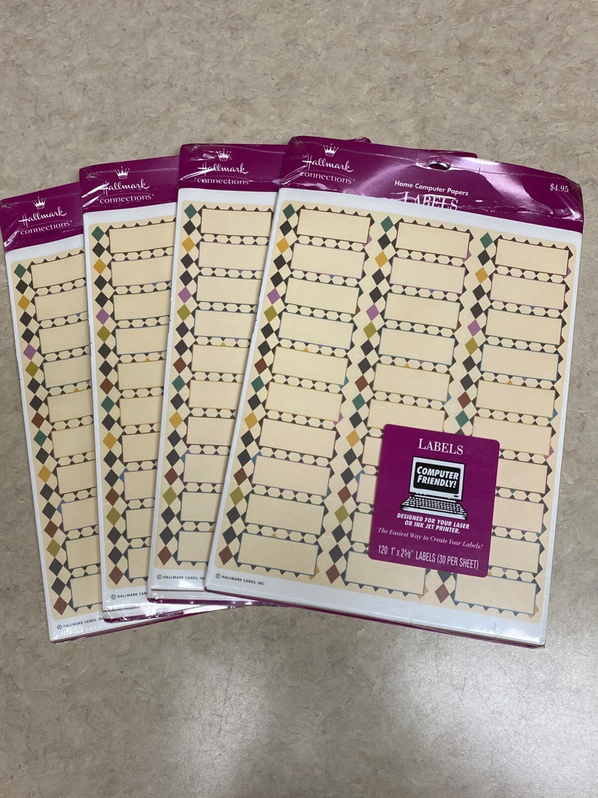 Hallmark Designed Labels 120 Labels Per Pkg. | eBay