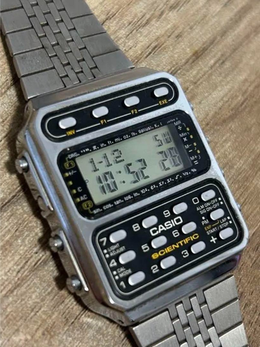 Casio CFX-200 Scientific Calculator Vintage Digital Watch Rare 1980s ...