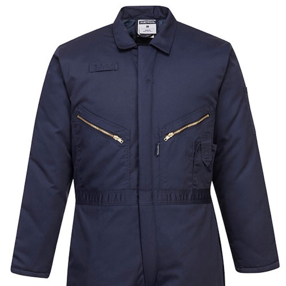 Portwest Orkney Coverall Padded Thermal Quilt-Lined Winter Work Boiler ...