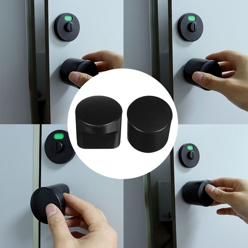 2PCS Hand Pull Bathroom Black Handle Partition Handle Knob Plastic ...