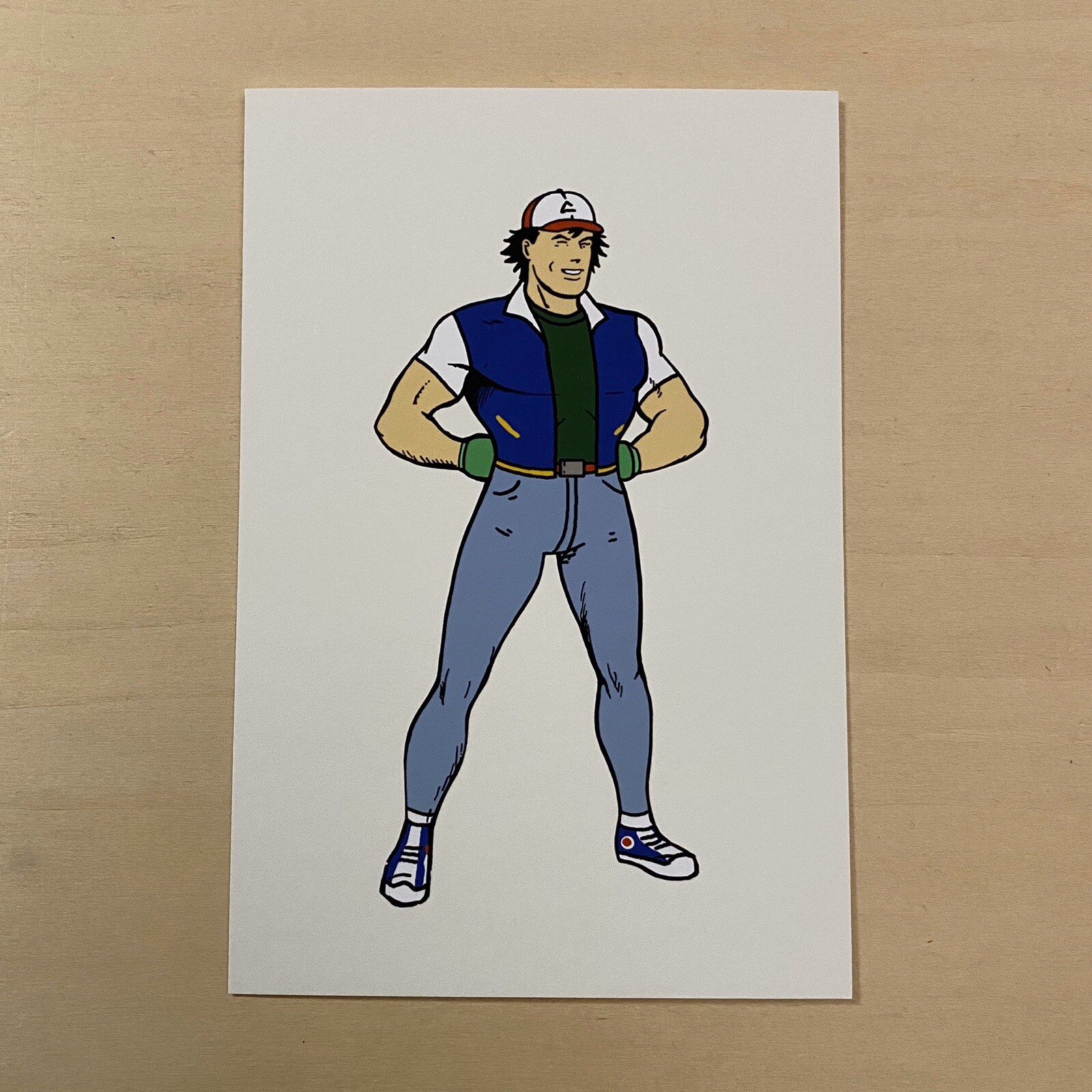 Mike Mitchell SUPER Ash Ketchum Print Pokemon | eBay