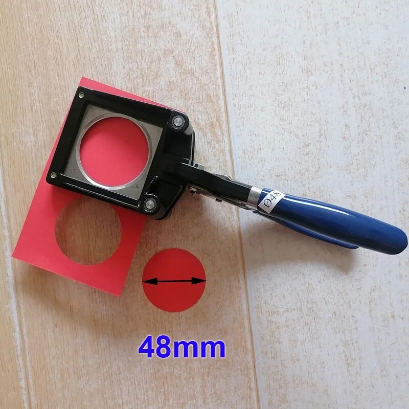 Paper Photo Cutter Graphic Punch Die Cutter Hand Held Manual Round ...
