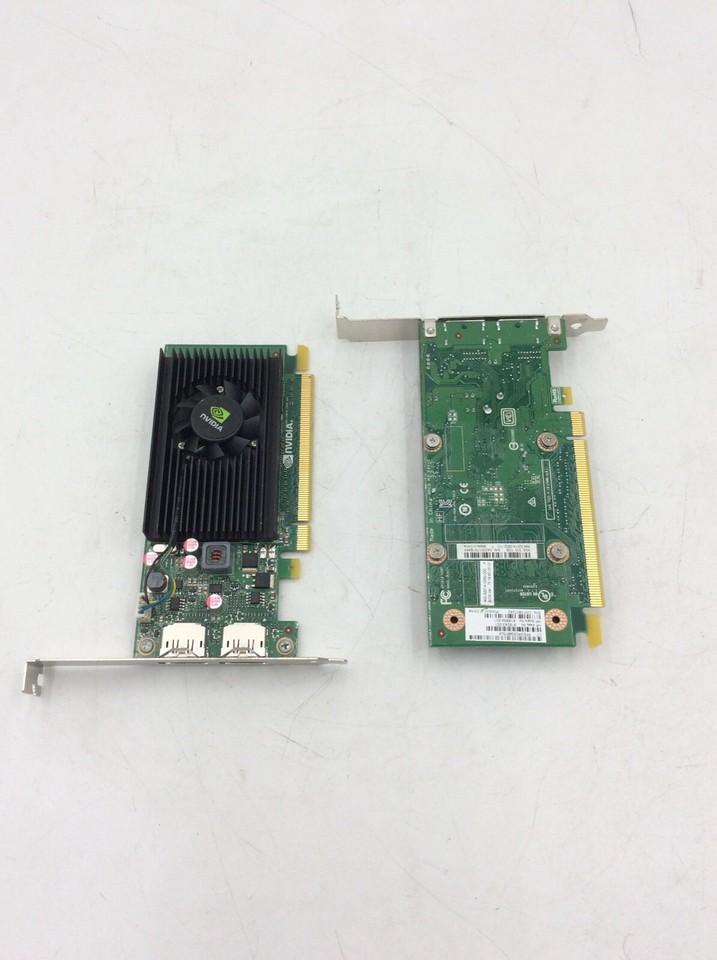 Lot Of 2 HP NVIDIA NVS 310 1 GB PCIe Dual DisplayPort Video Graphics ...