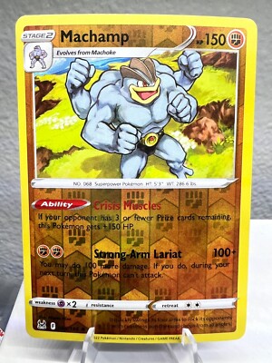 Reverse Holo Machamp 088/196 Rare Lost Origin Pokemon TCG | eBay