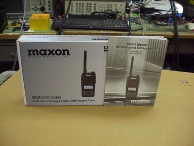 MAXON MDP-6424 UHF 406-470MHz DMR Tier II TDMA/Analog Portable Radio | 5W | 2500 Channels ...