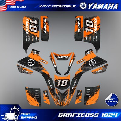Graphics Decals Kit For Yamaha Blaster 200 YFS 200 Stickers 1988-2006 ...