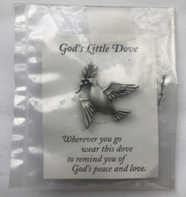 Metal Dove Pin God’s Little Dove New Sealed | eBay