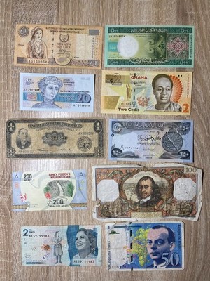 Premier Mix of 10 Assorted Foreign Banknotes World Paper Currency ...