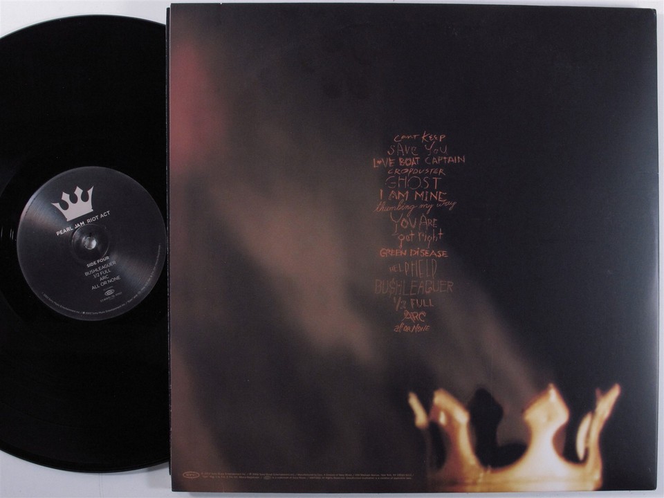 PEARL JAM Riot Act EPIC 2XLP VG+ gatefold with booklet l | eBay