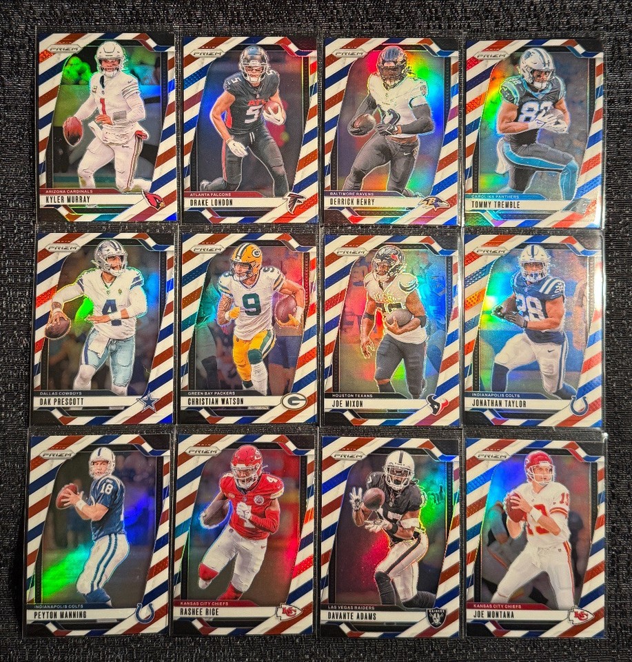 2024 Panini Prizm RED WHITE & BLUE RWB Complete Your Set You Pick Card ...