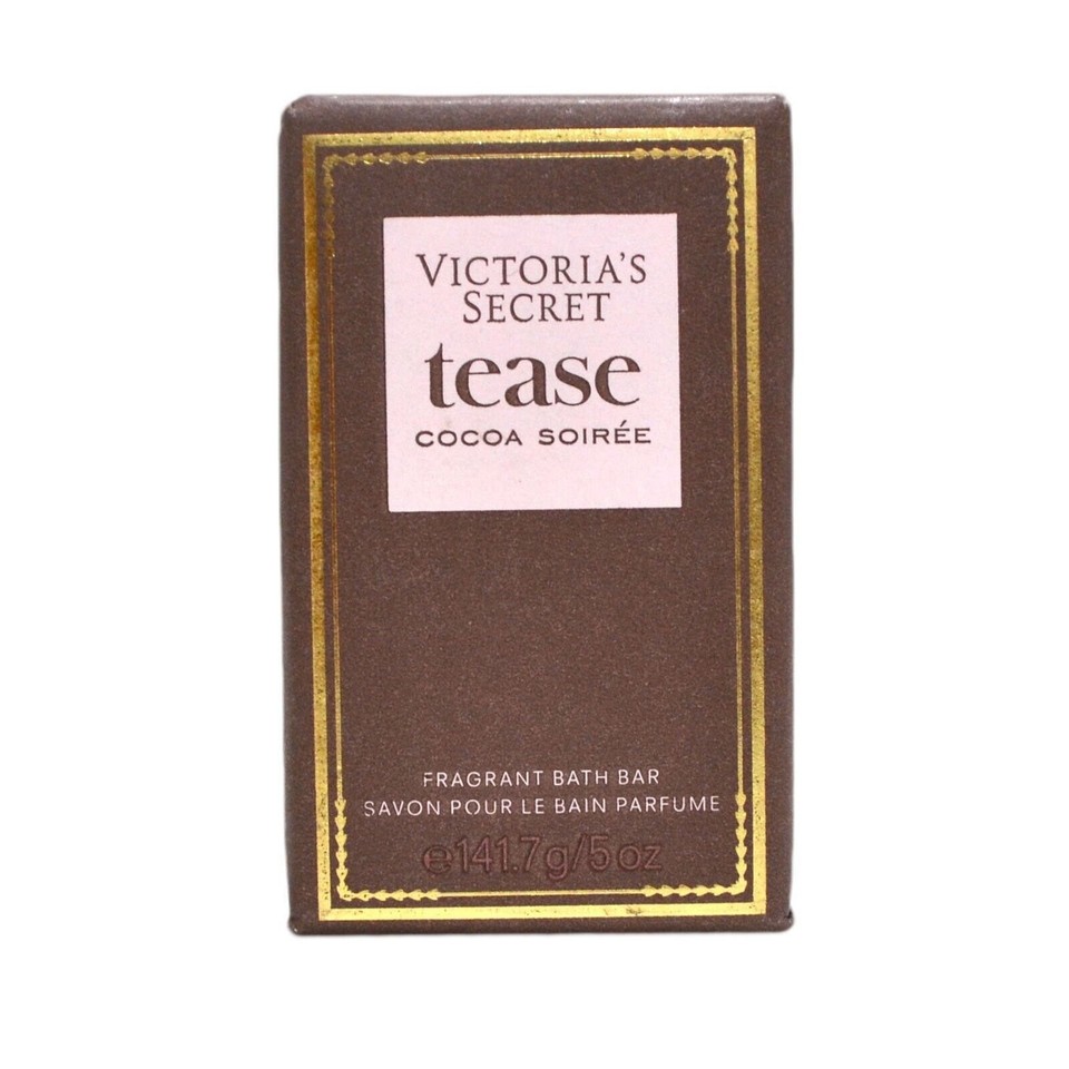 Victoria's Secret Tease Cocoa Soiree Fragrant Bath Bar Body Soap Wash 5 ...